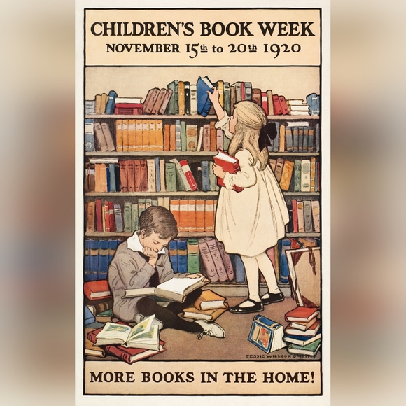 Vintage | Art | Vintage Childrens Book Week Art Print | Poshmark